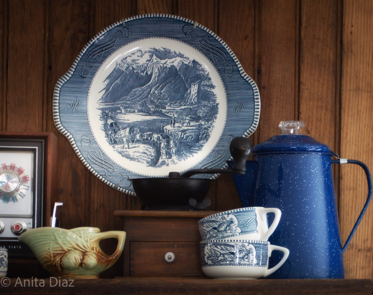 Shelf Styling: How to create seasonal vignettes - Whispering Pines ...