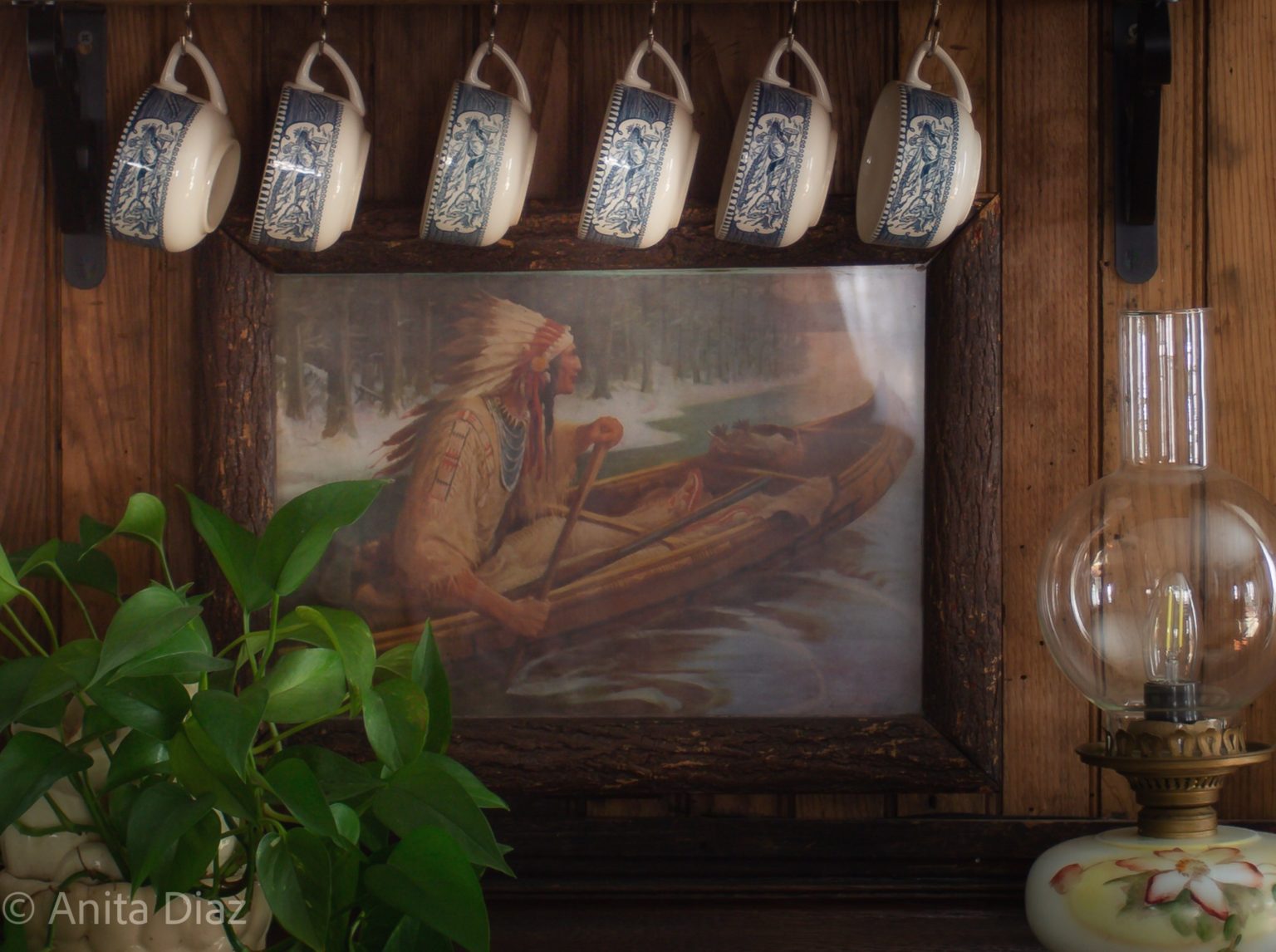 Shelf Styling: How to create seasonal vignettes - Whispering Pines ...